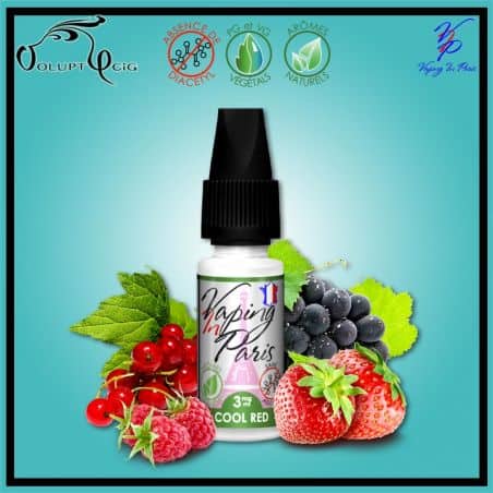 Eliquide Cool Red Vaping In Paris VIP, arôme naturel - Voluptycig